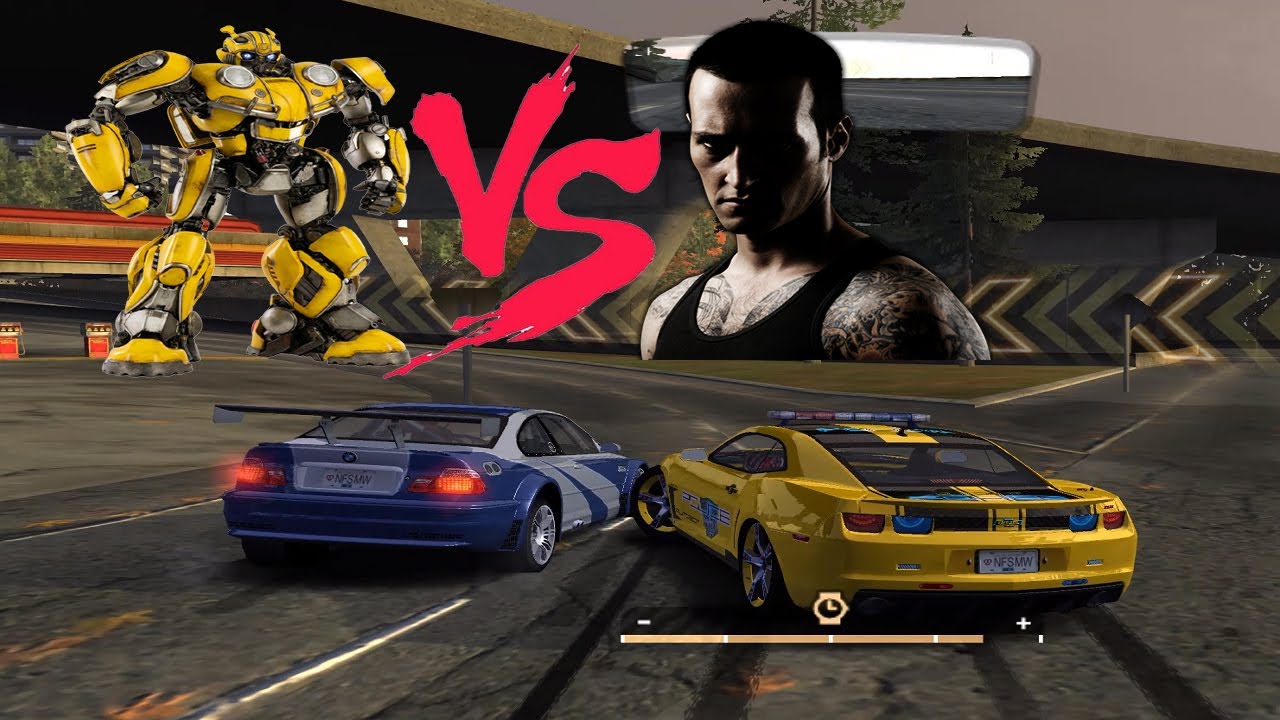 NFS MW Razor vs Transformers Bumblebee / Bmw M3 GTR vs Chevrolet Camaro ...
