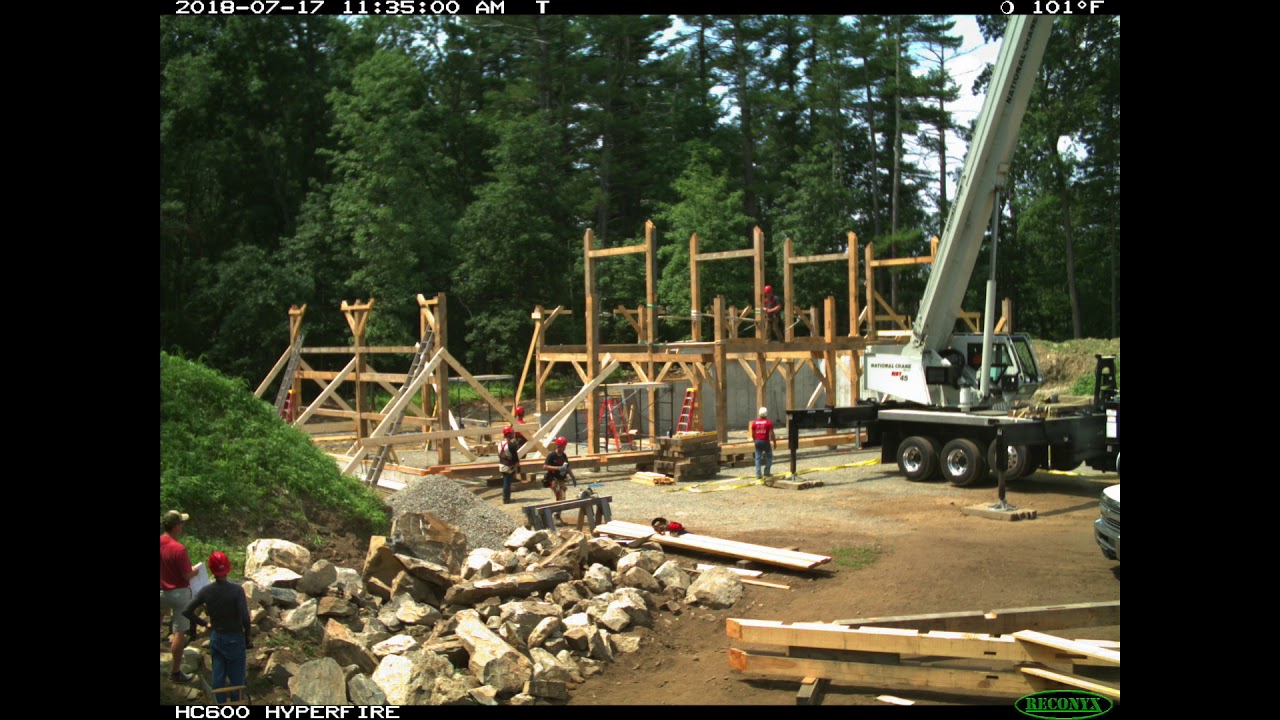iBarn Timber Frame Raising - YouTube