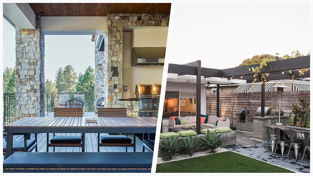 75 Large Contemporary Patio Design Ideas You'll Love 😊 - YouTube