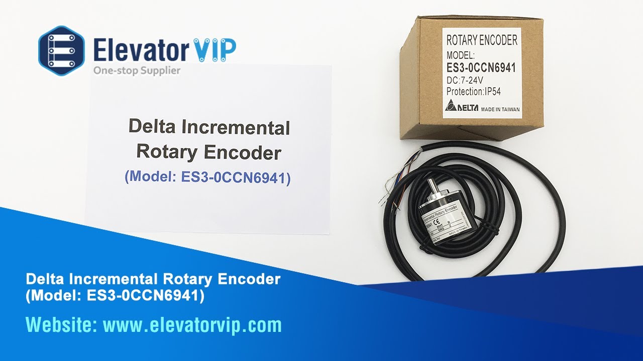 Delta Incremental Photoelectric Rotary Encoder ES3-0CCN6941 DC7~24V ...