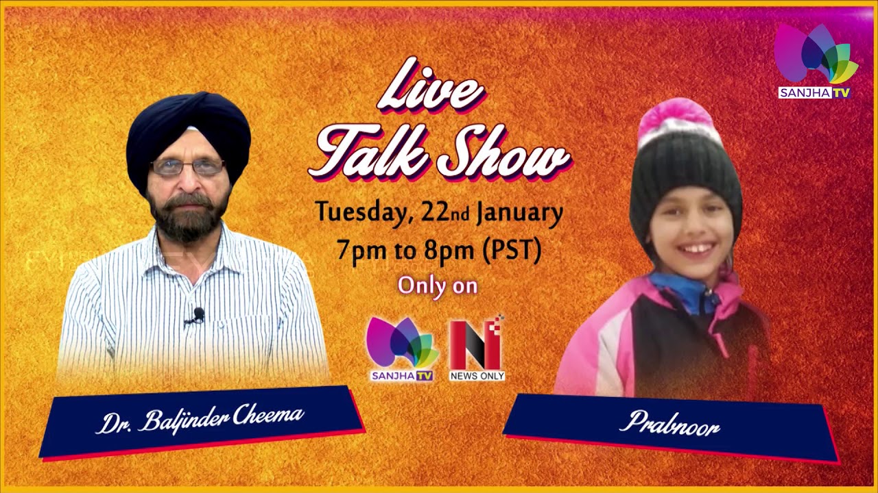 Watch Live Talk Show With Prabnoor And Dr. Baljinder Cheema ( Host ...