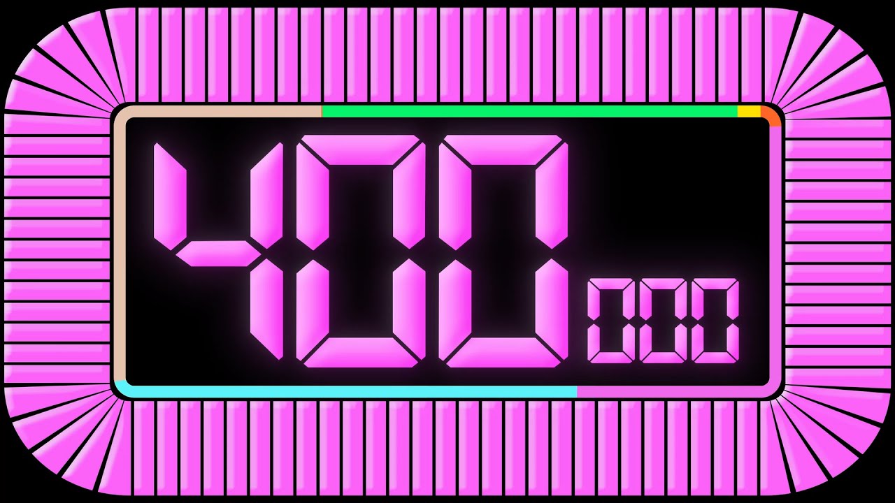 400 to 0 Countdown | Numbers 400 to 0 | Countdown Timer with Colorful ...