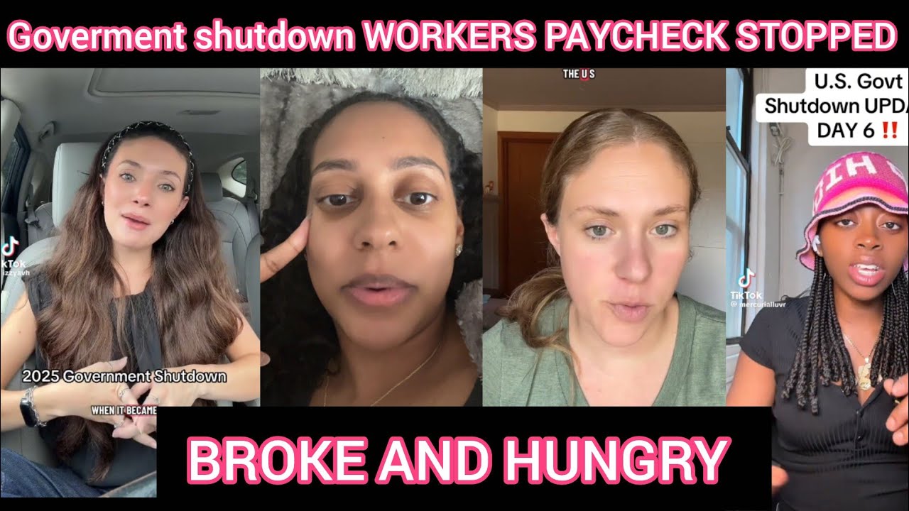 FEDERAL GOVERMENT SHUTDOWN: WORKERS LEFT WITHOUT PAYCHECKS FAMILIES ...