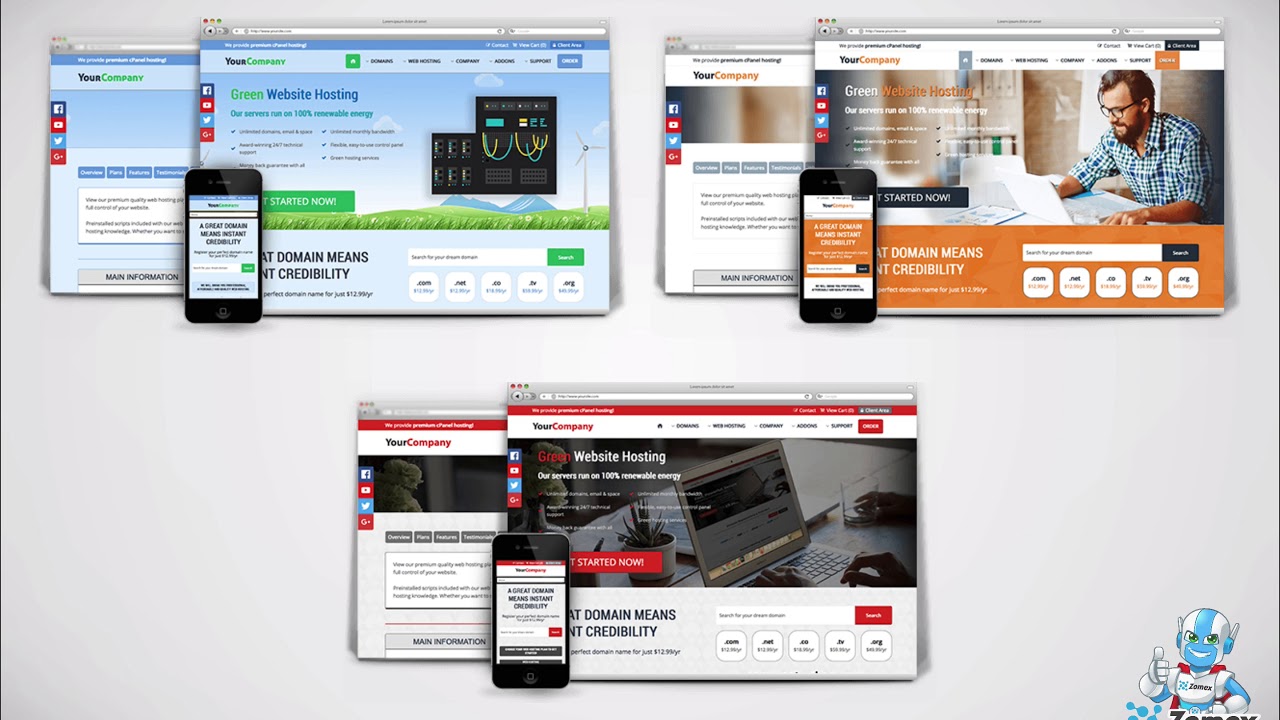 WHMCS templates ~ Introducing 3 new feature-rich responsive themes ...