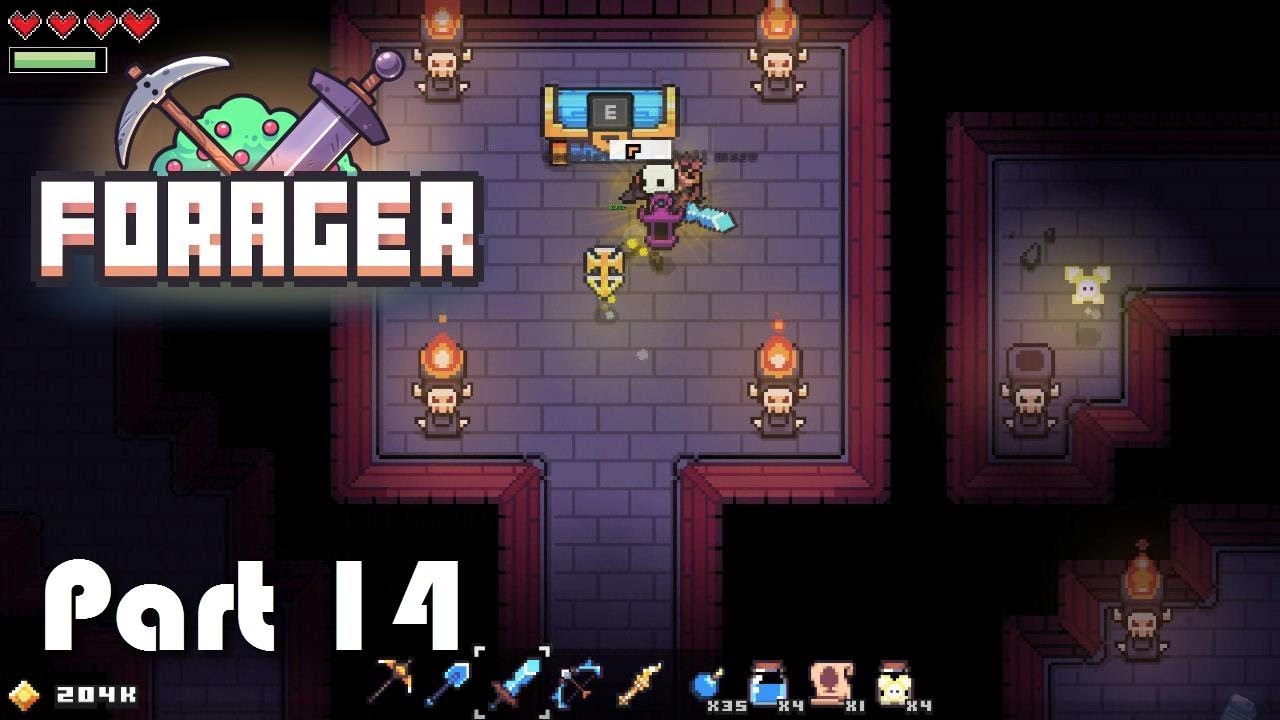 Let's Play Forager - Skull Maze (Part 14) - YouTube