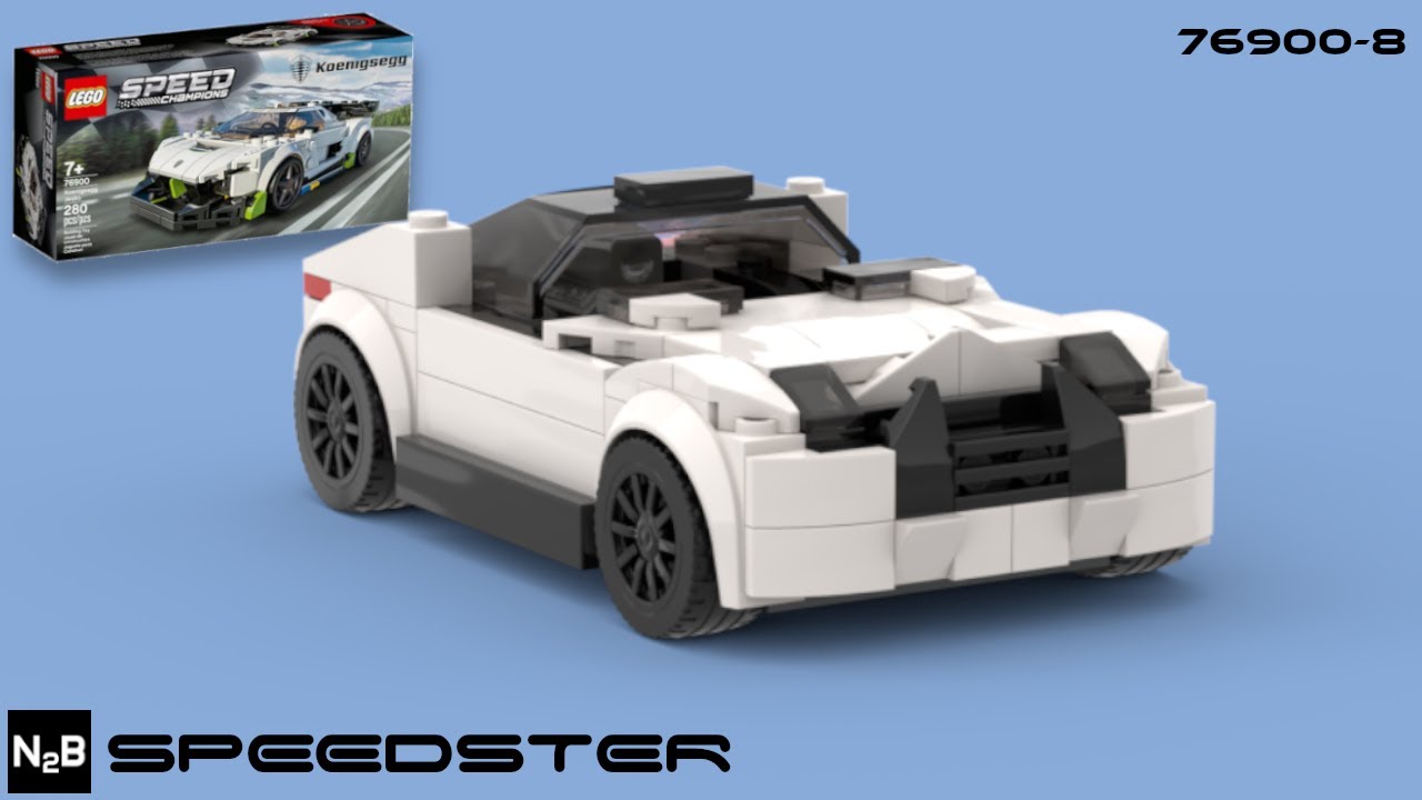 Lego 76900 alternative build 8 instructions - Speedster - YouTube