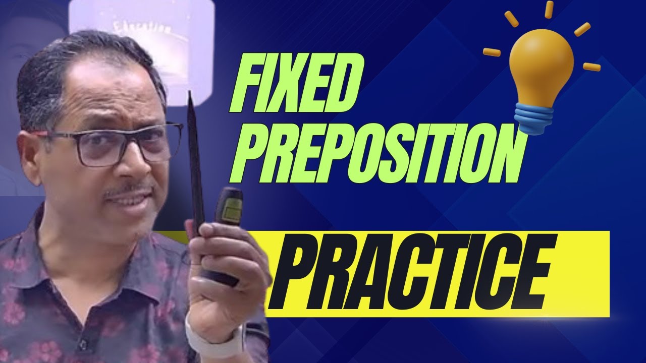 fixed Preposition In English Grammar|| Practice Set On Fixed ...