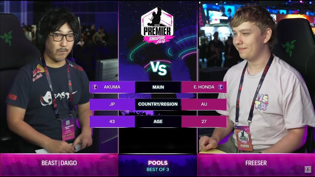 DAY 1 Capcom Pro Tour 2024 Singapore -Daigo (Akuma) vs Freeser (Honda ...