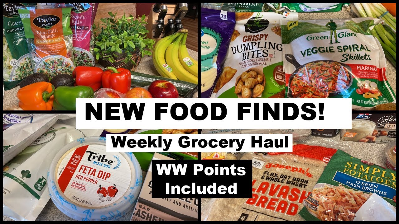 **NEW FOOD FINDS** WALMART & SAFEWAY Grocery Haul 🛒 WW Points Included ...