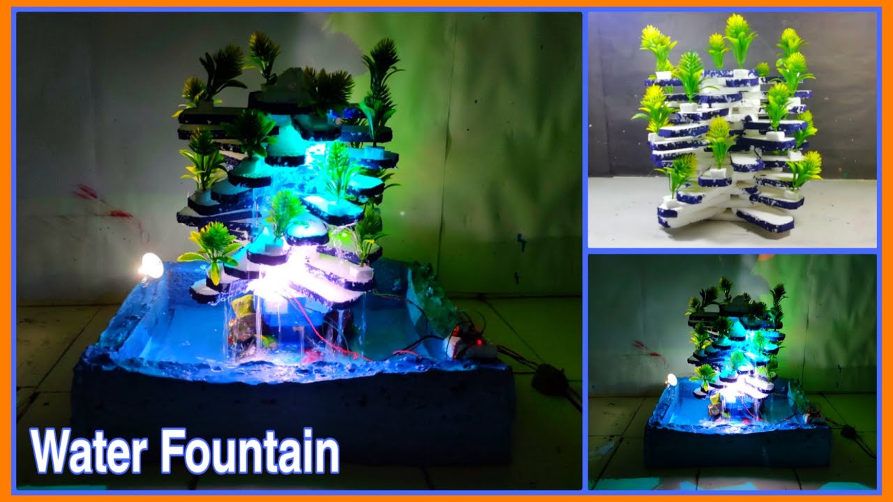 How to Make Wonderful Beautiful Water Fountain Using Cork Sheet ...