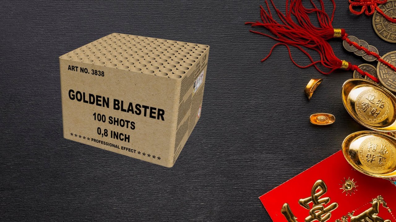 3838 - Golden Blaster 100 Shots - YouTube