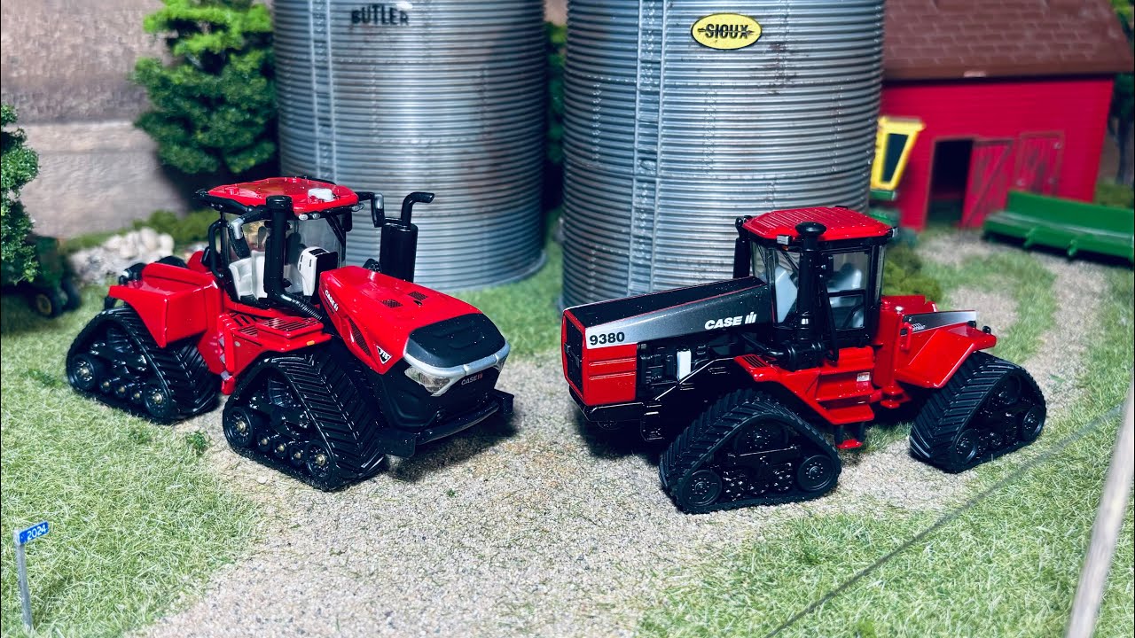 New case 715 and 9380 Quadtrac set! - YouTube