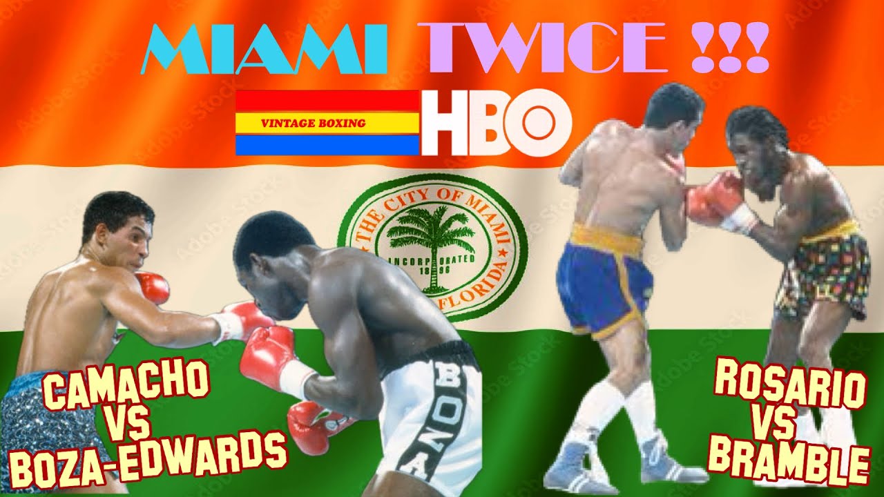 Hector Camacho vs Cornelius Boza Edwards PLUS Edwin Rosario vs ...