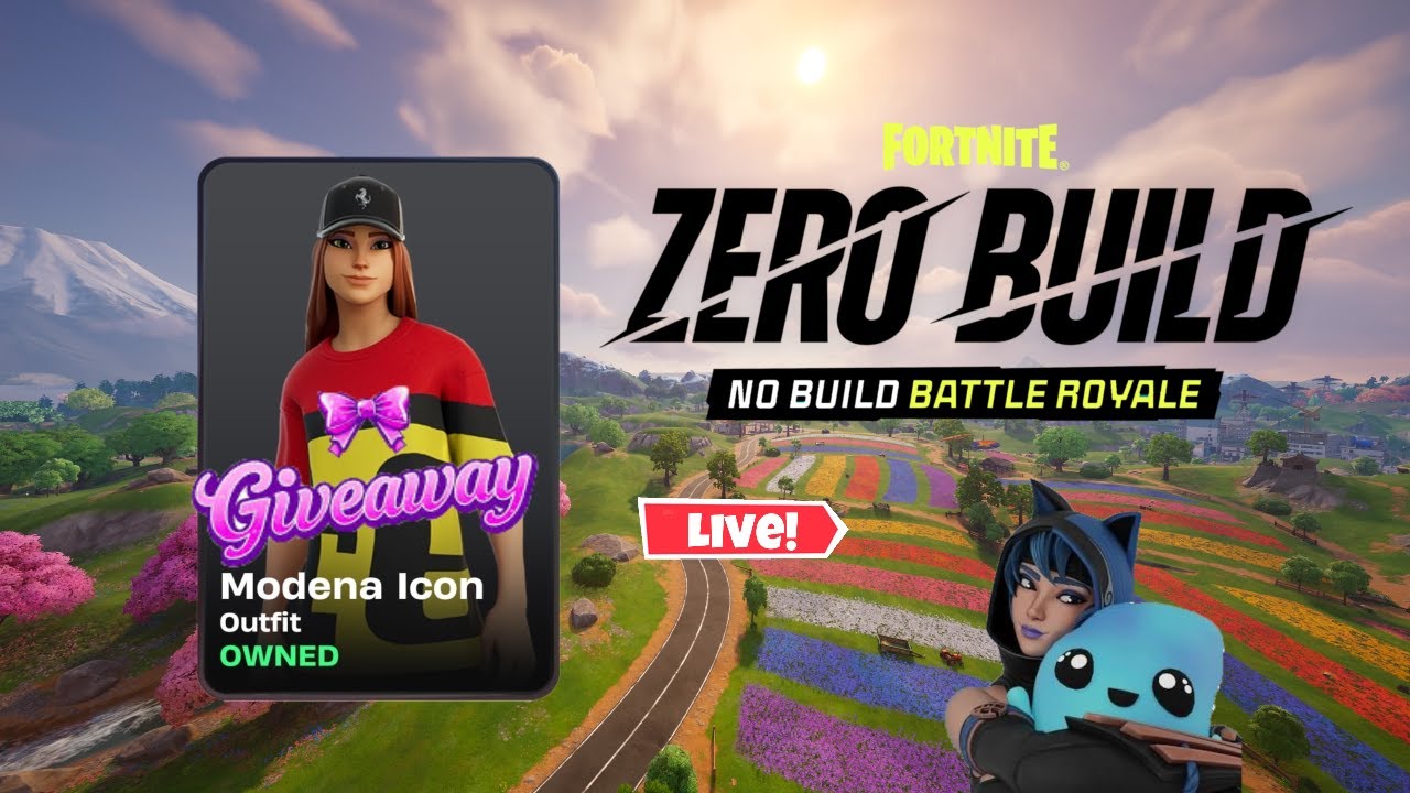 🔴 Fortnite LIVE - GIVEAWAY TODAY! - Modena Icon skin is back! - Star ...