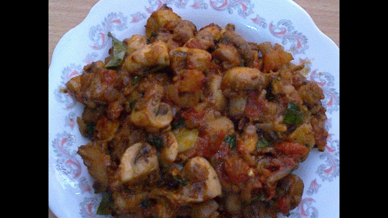 Mushroom Fry Masala - Side dish for Chapati,Naan,Curd Rice -by Healthy ...