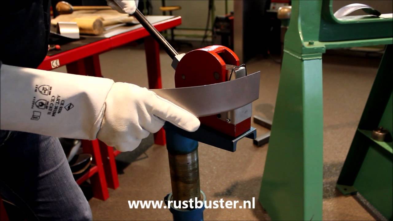 Plaatwerk krimpen met een krimpapparaat - YouTube