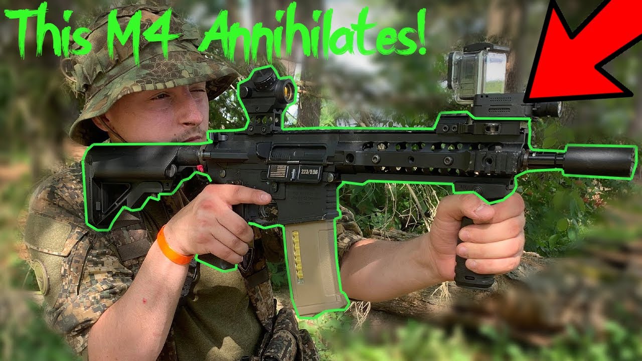 CQB M4 Versus AIRSOFT NOOBS! - YouTube