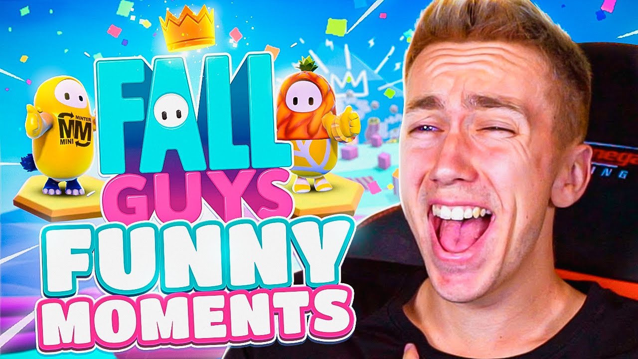 FALL GUYS FUNNY MOMENTS, RAGES AND FAILS! - YouTube