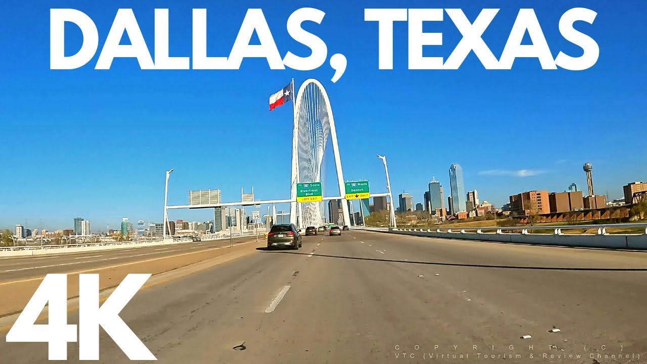[4K] Dallas, Texas Downtown afternoon drive - driving tour #dallas # ...