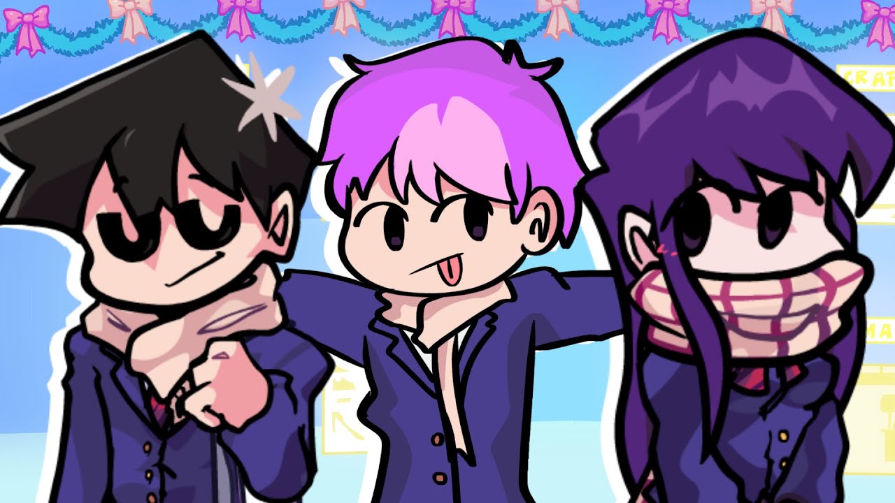 Bertemu Anime Komi-San di Animania, GAK SABAR!!! || FNF Mod Animania ...