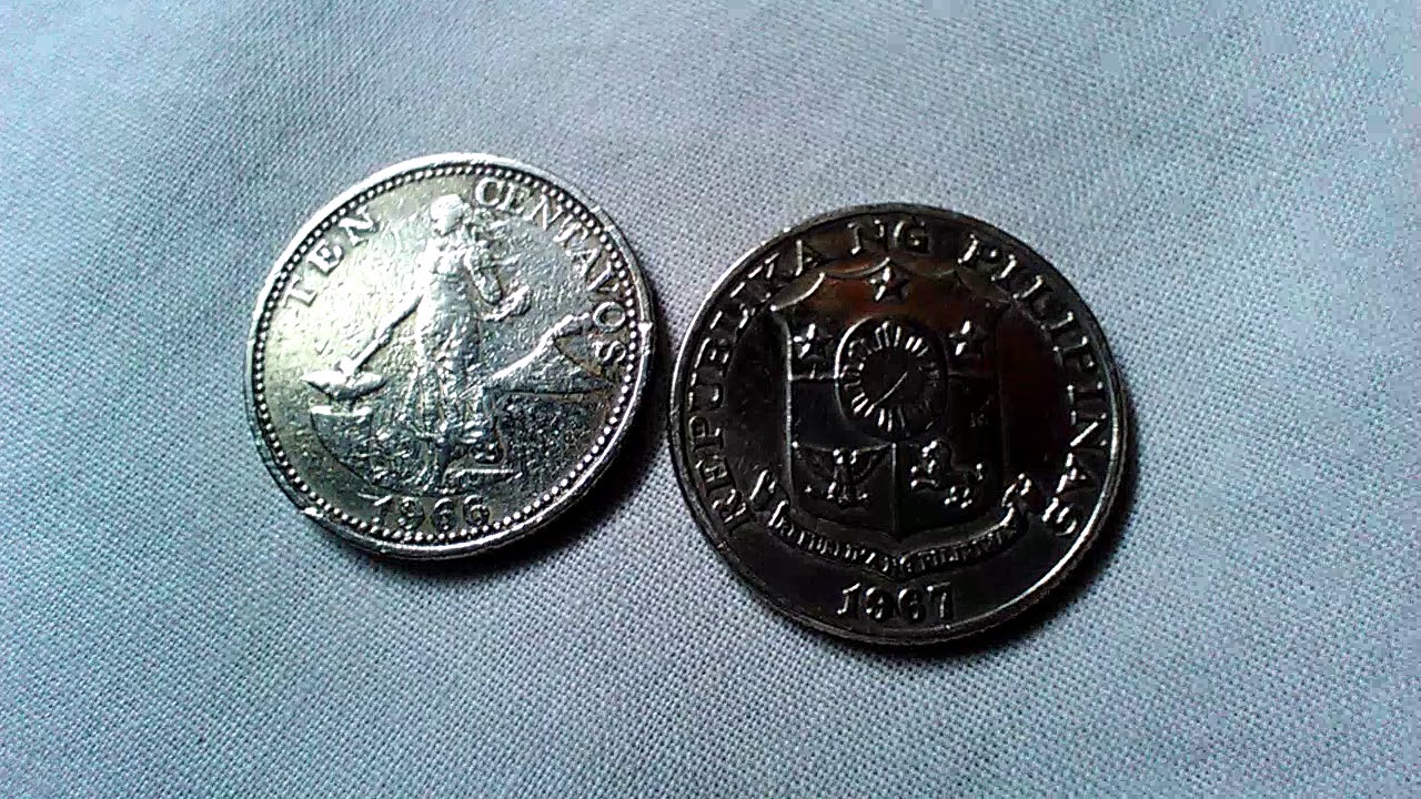 1966 & 1967 Transition ten centavos to sampung sentimos Francisco ...