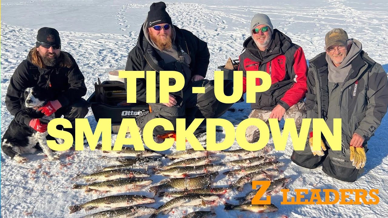 TIP UP SMACKDOWN!! NON STOP ACTION!! - YouTube