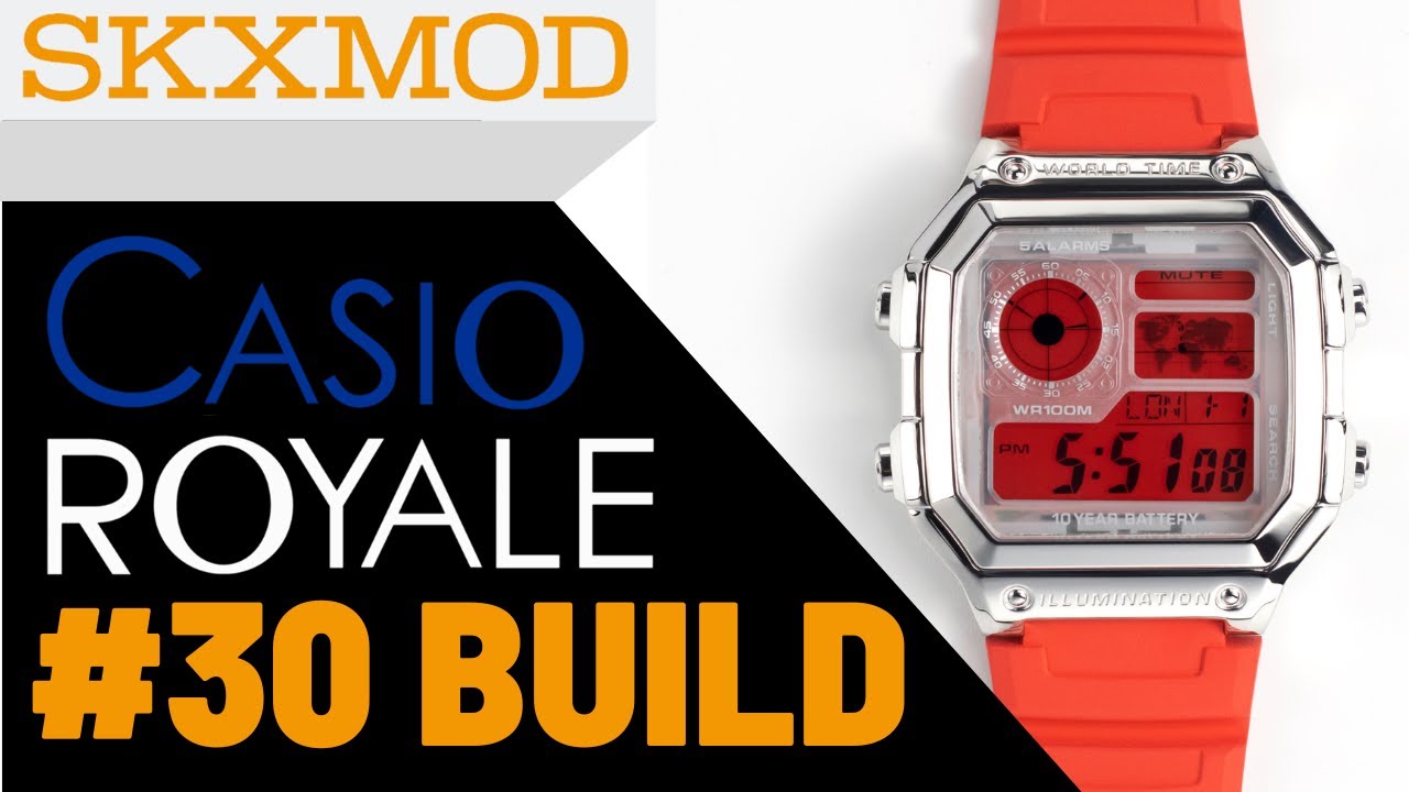 #30 Casio Royale Completed Build | Parts by SKXMOD - YouTube