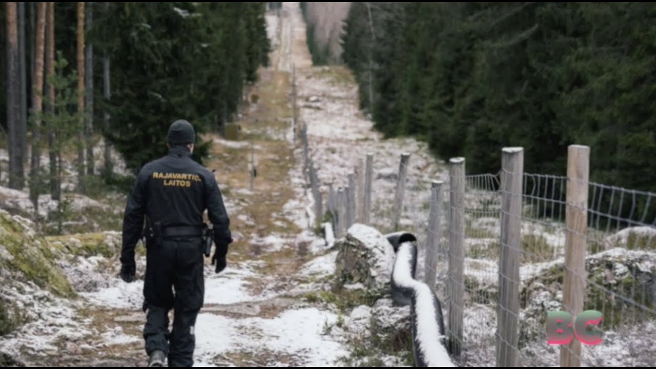 Finland begins construction of Russia border fence - YouTube