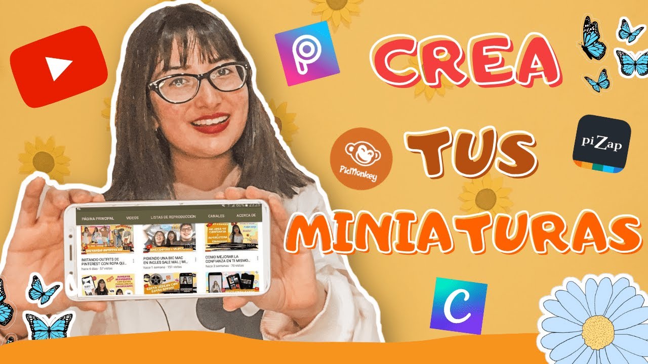 APPS para HACER MINIATURAS para YOUTUBE DESDE EL CELULAR 📲 | CREA tus ...