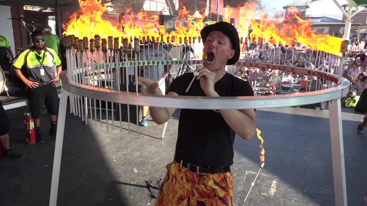 FireGuy Show Guinness World Record Holder Fire Eating - YouTube
