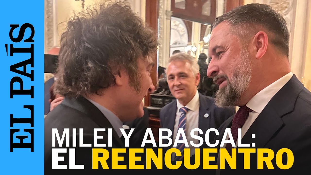MILEI | Milei se reencuentra con Abascal en Madrid para recibir el ...