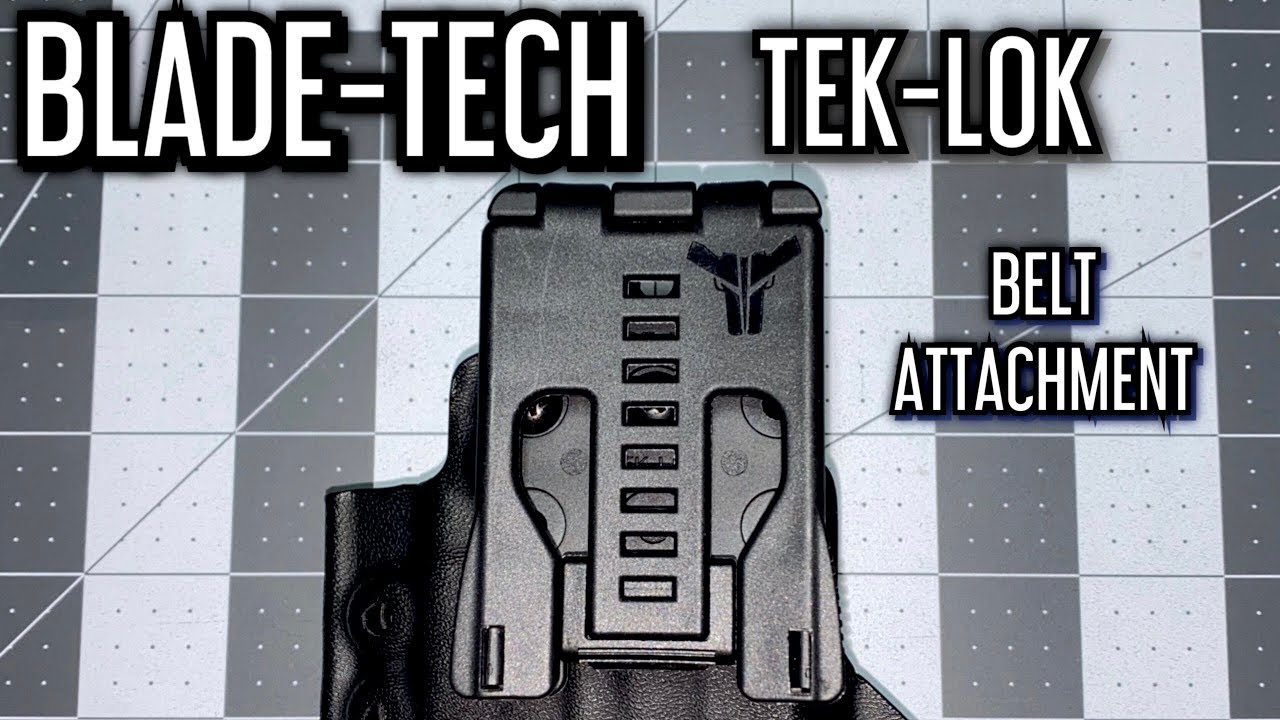 GUN BELT PISTOL AND ACCESSORY MOUNTING SOLUTION - BLADE TECH TEK-LOK ...