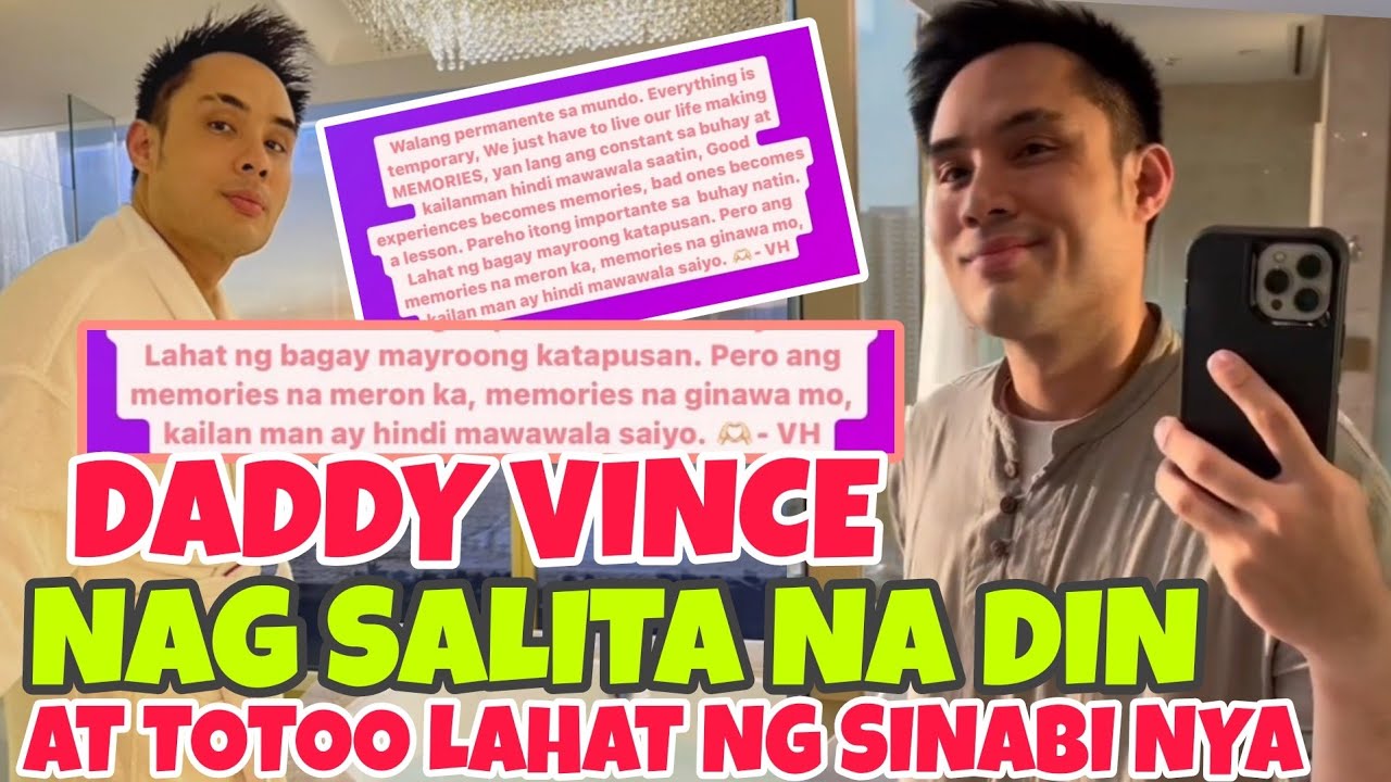 DADDY VINCE UPDATE | NAGSALITA NADIN SA KANYANG IG POST.. MALAMAN AT ...