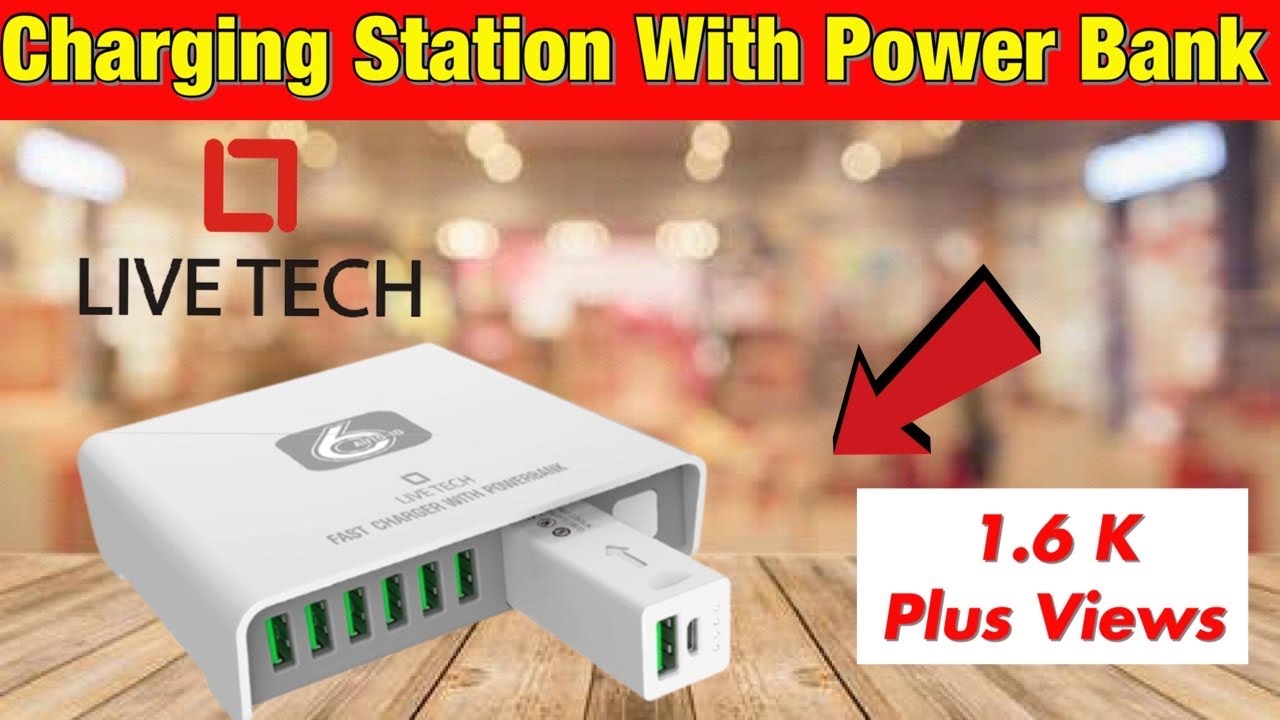 LIVE TECH POWER CHARGING STATION WITH POWER BANK GADGETS UNBOXING 🔥⚡️ ...