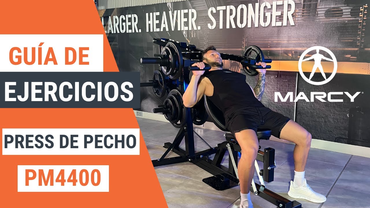 [GUÍA DE EJERCICIOS] Máquina de Pecho PM4400 - YouTube
