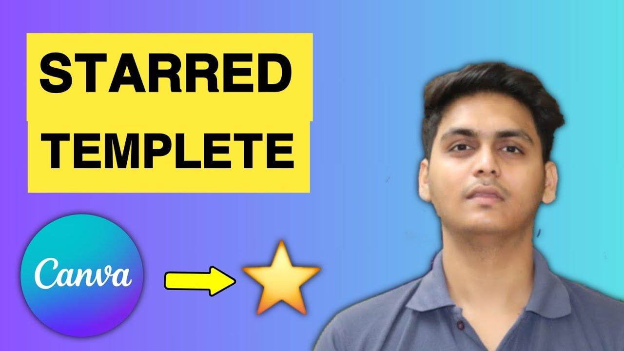 How to find starred templates on canva | where are starred templates on ...