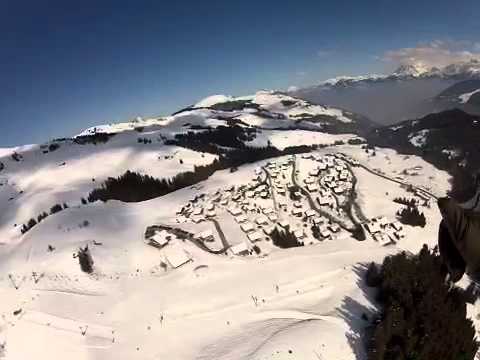 Parapente Day at champoussin village - YouTube