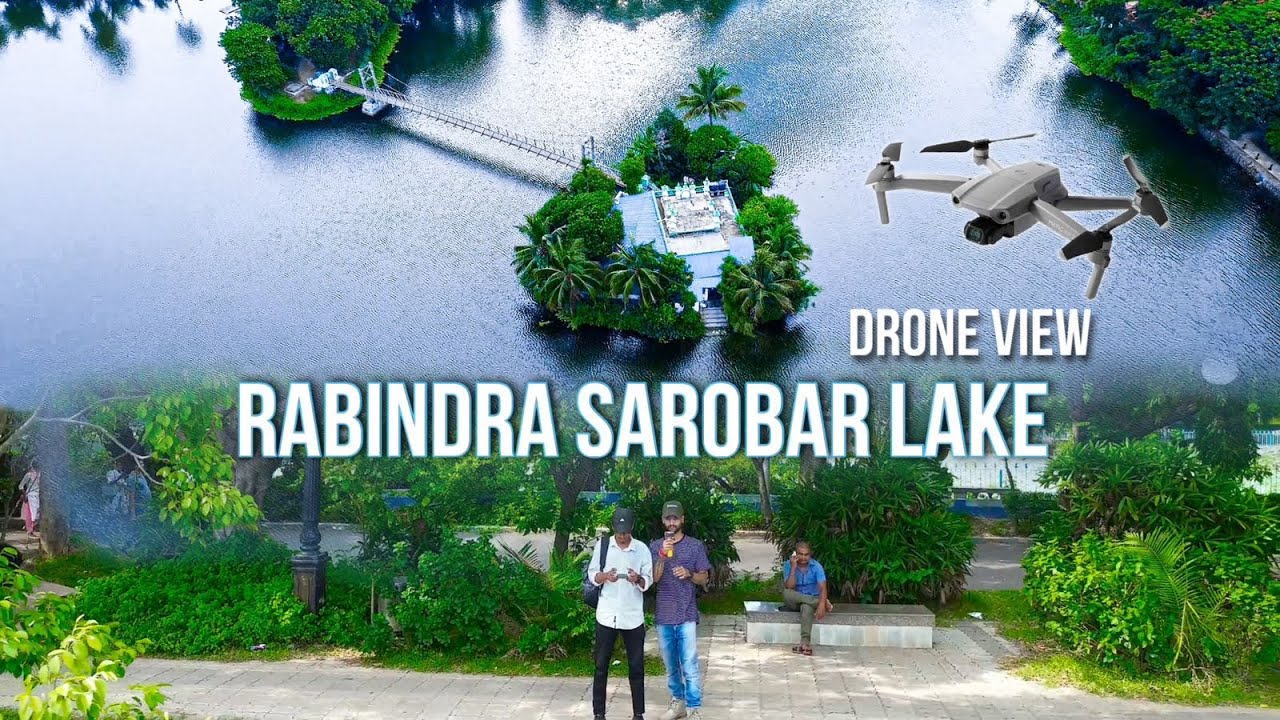 RABINDRA SAROBAR DRONE VIEW || KOLKATA DIARIES [4K] - YouTube