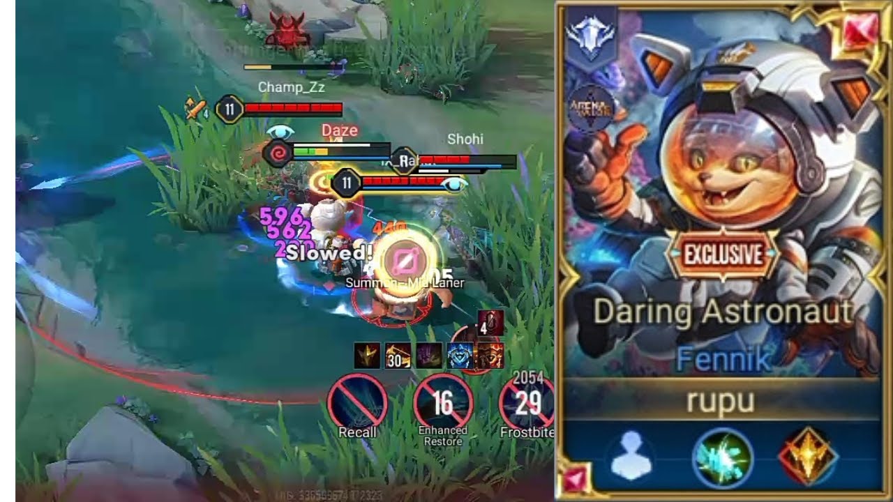 AoV : FENNIK PRO GAMEPLAY | BEST BUILD | - ARENA OF VALOR - YouTube