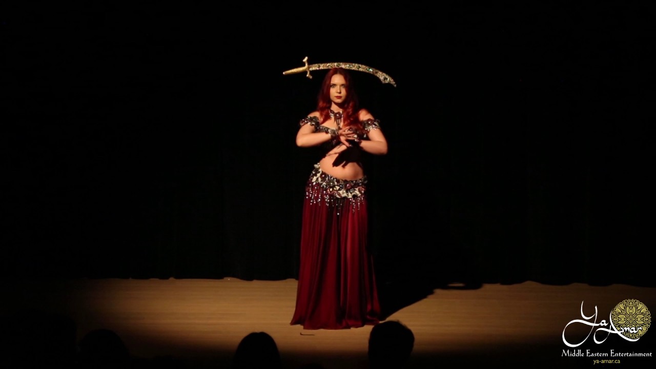 Belly dance with Sword - YouTube