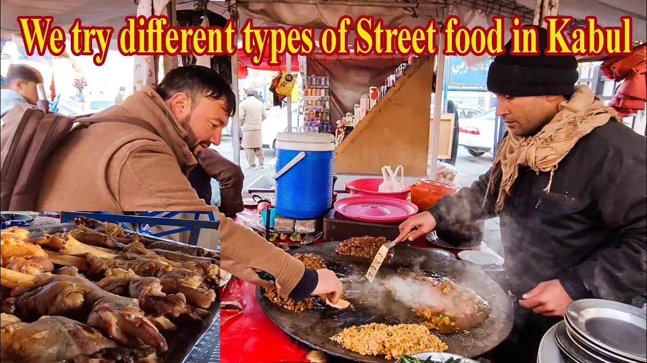 We try different types of Street food in Kabul city. - YouTube