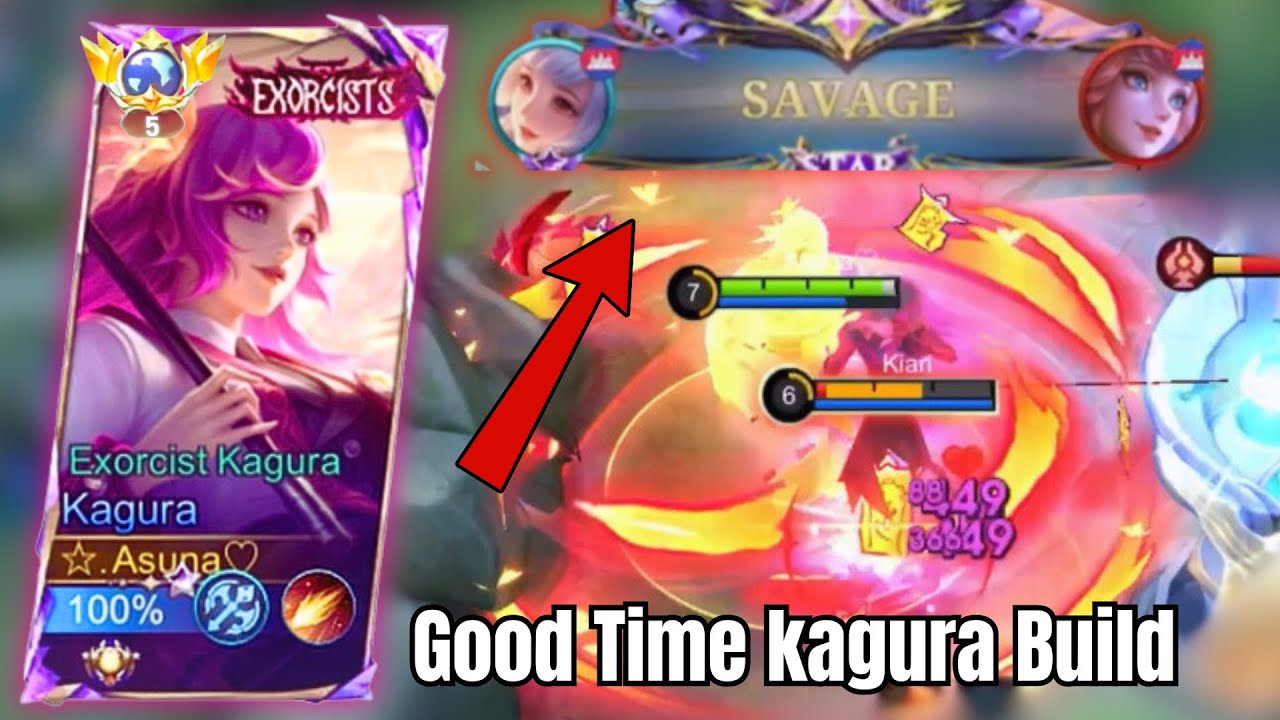 I TRIED KAGURA GOOD TIME kagura. BUILD and GOT SAVAGE! (perfect build ...