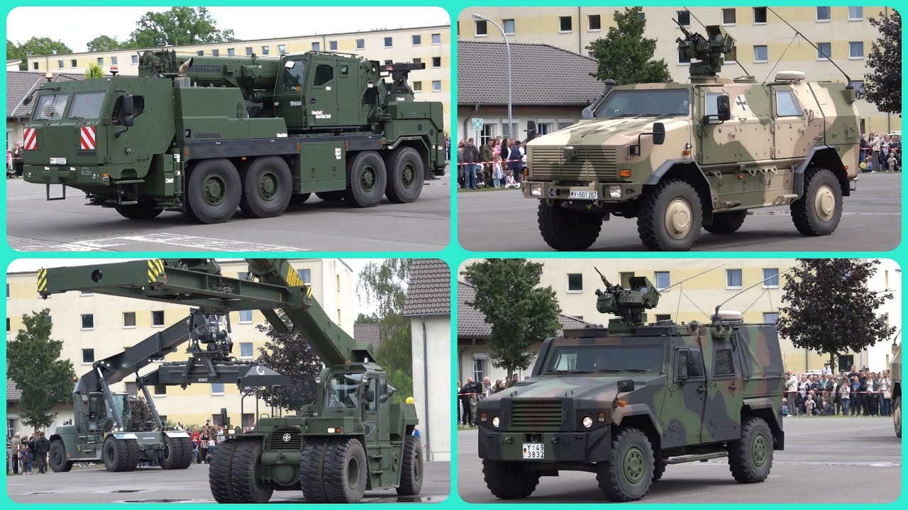 Liebherr G-BKF, Dingo, Eagle und Stapler- Tag der offenen Tür in Burg - YouTube