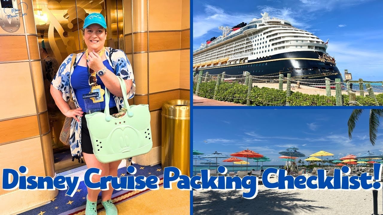 Disney Cruise Packing Checklist | What to Pack + Free Printable Sheet ...