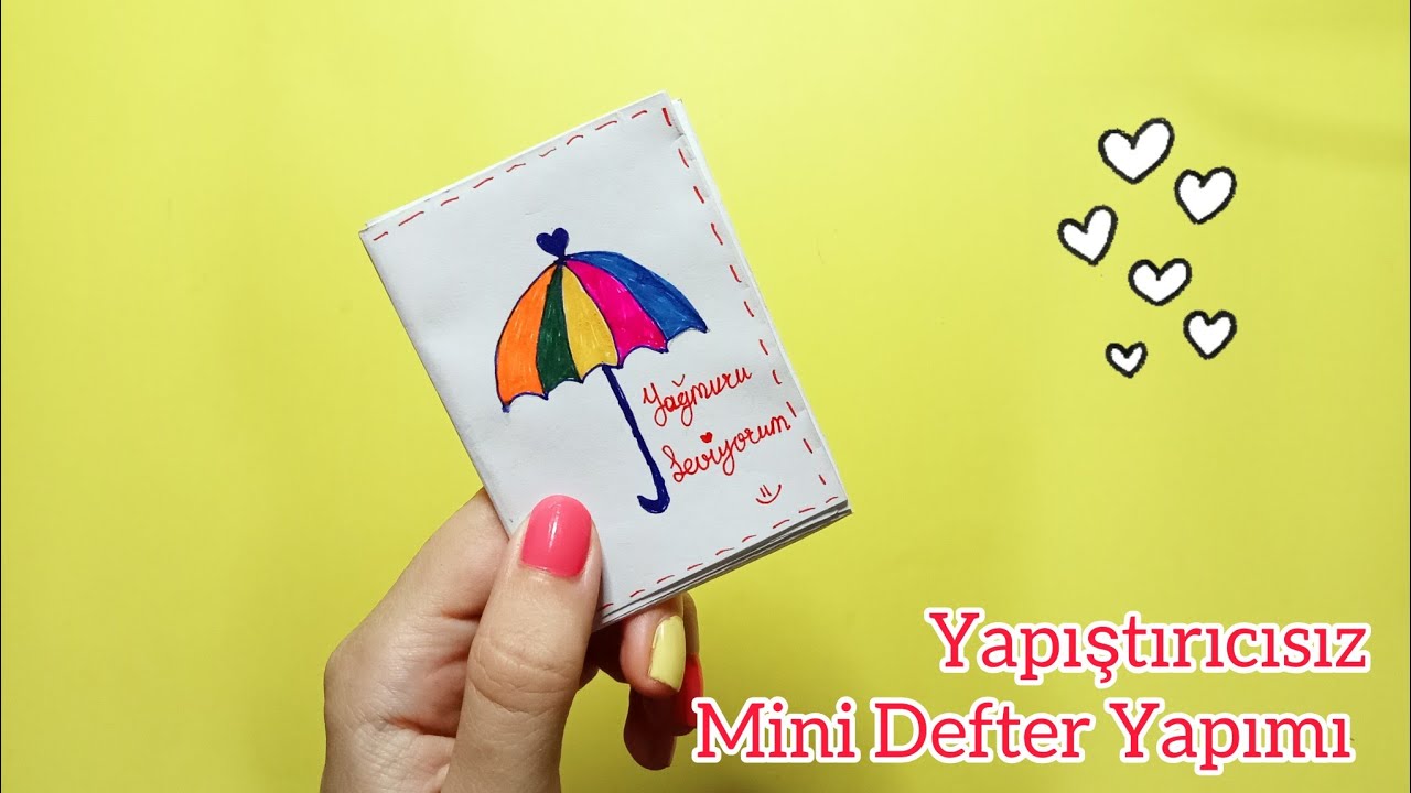 Mini Defter Nasıl Yapılır 🗒️ - YouTube