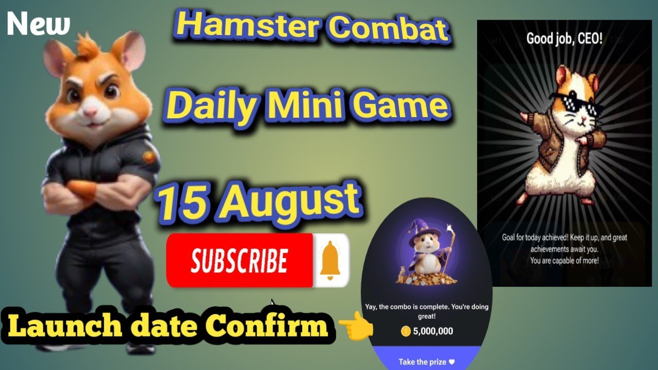 Hamster Kombat Daily Combo 14 August || 13 th to 14 August | Hamster ...