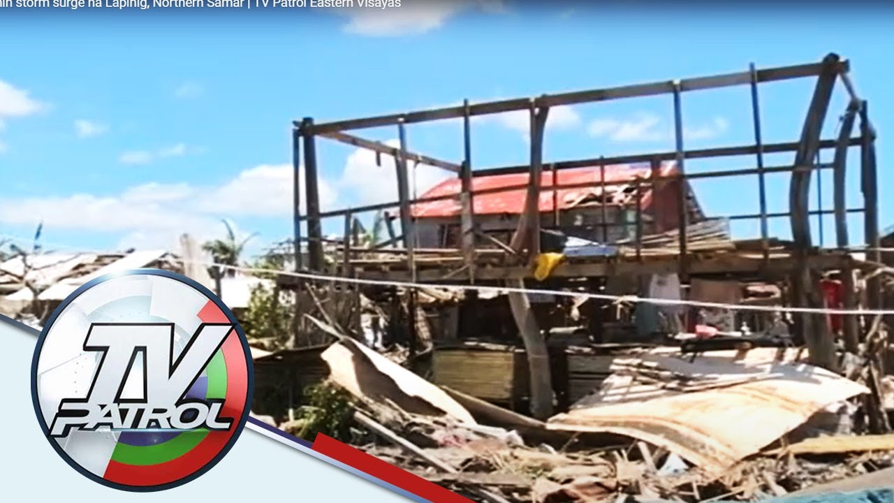 Bagyo Ambo, nagdurot hin storm surge ha Lapinig, Northern Samar | TV ...