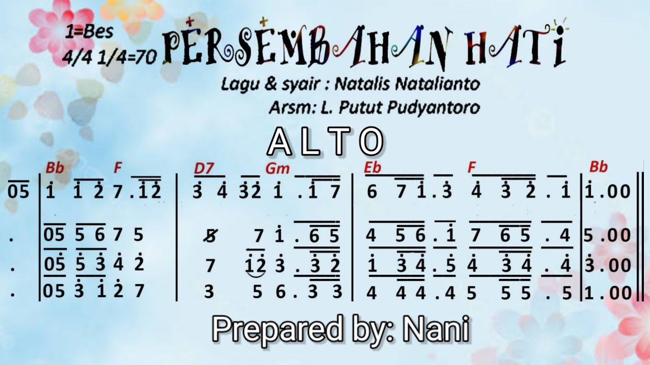 Persembahan Hati (Piano) ALTO - YouTube
