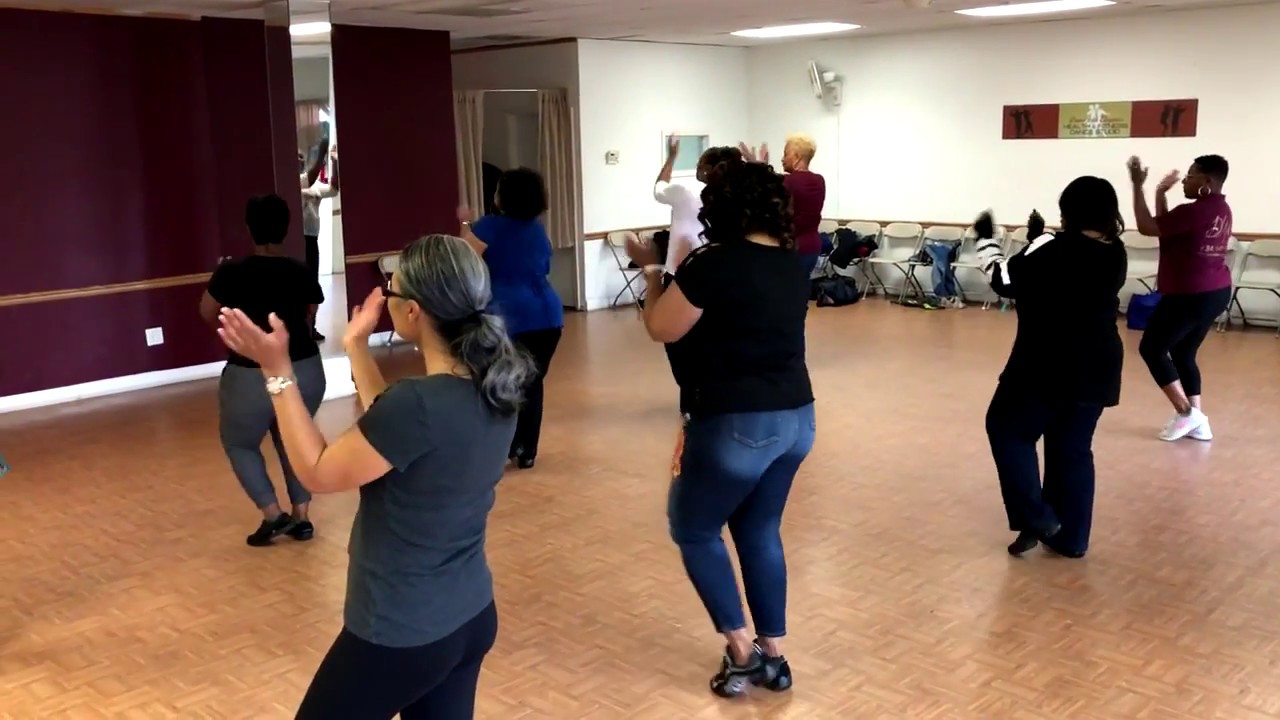 Sunday's Line Dance Hustle Class - September 9th, 2018 - YouTube