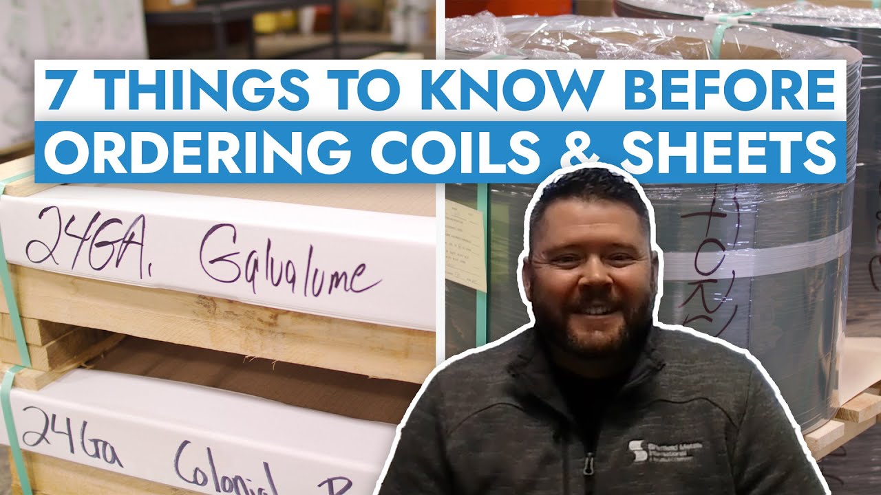 7 Things to Know Before Ordering Coils and Sheets - YouTube